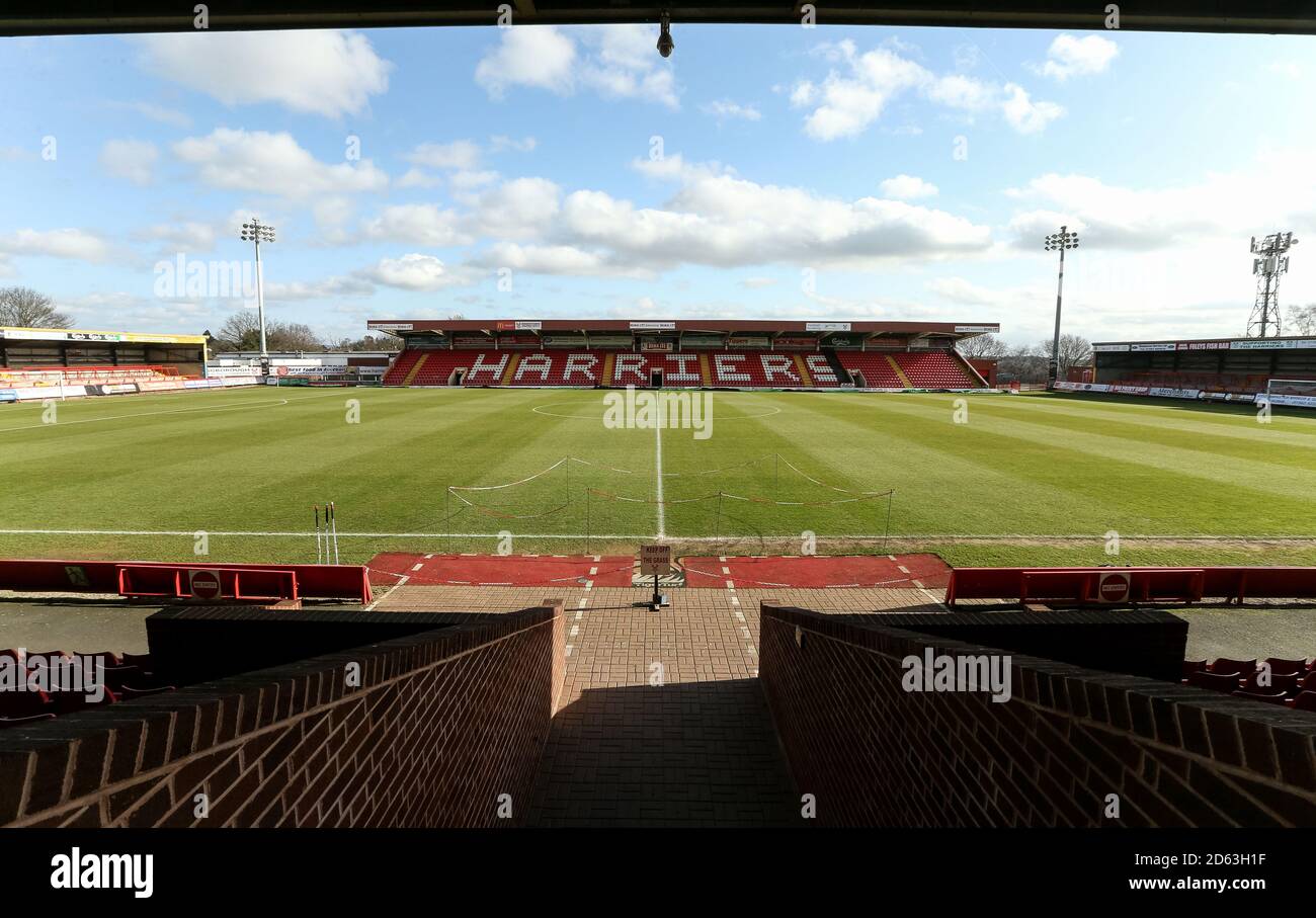 General View of Aggborough Stadium, Home of Kidderminster Harriers ...
