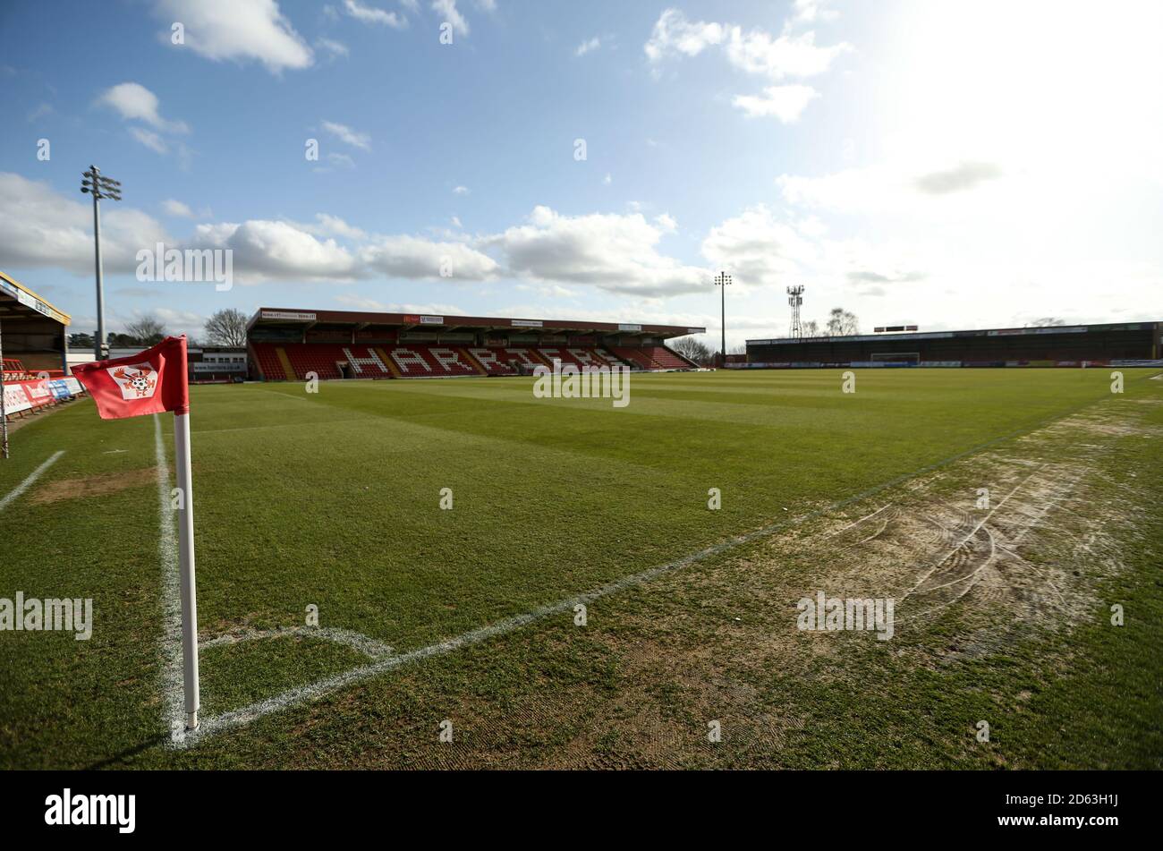 General View of Aggborough Stadium, Home of Kidderminster Harriers ...