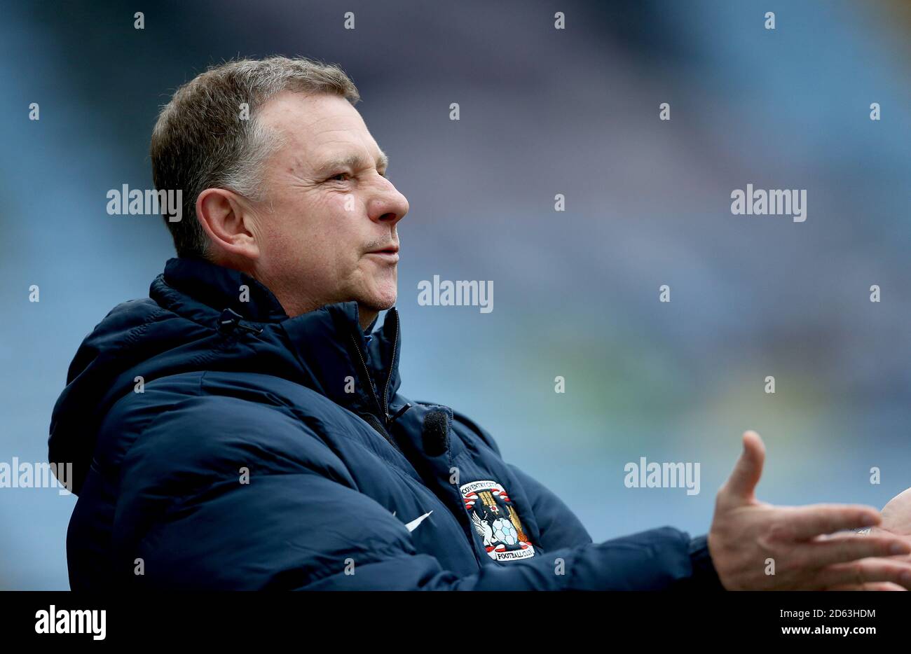 Coventry City manager Mark Robins Stock Photo - Alamy