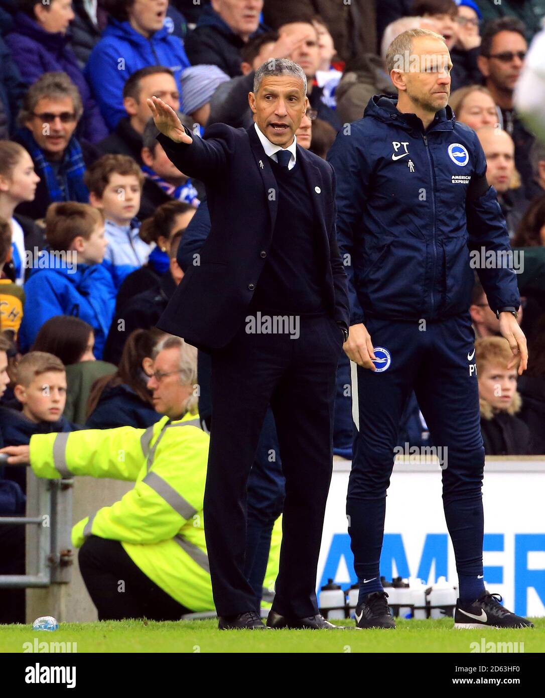 Brighton & Hove Albion manager Chris Hughton Stock Photo - Alamy