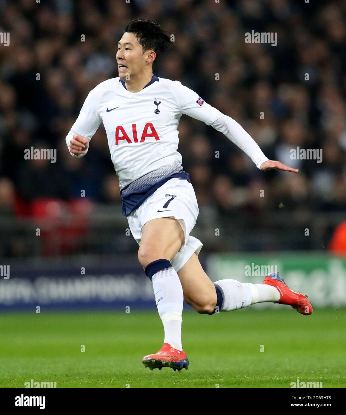 Tottenham Hotspur's Son Heung-min in action Stock Photo - Alamy