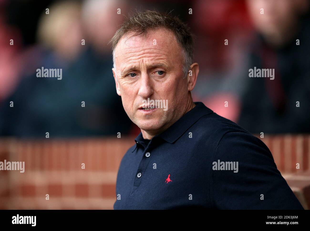 Kidderminster Harriers manager Mark Yates before the game Stock Photo ...