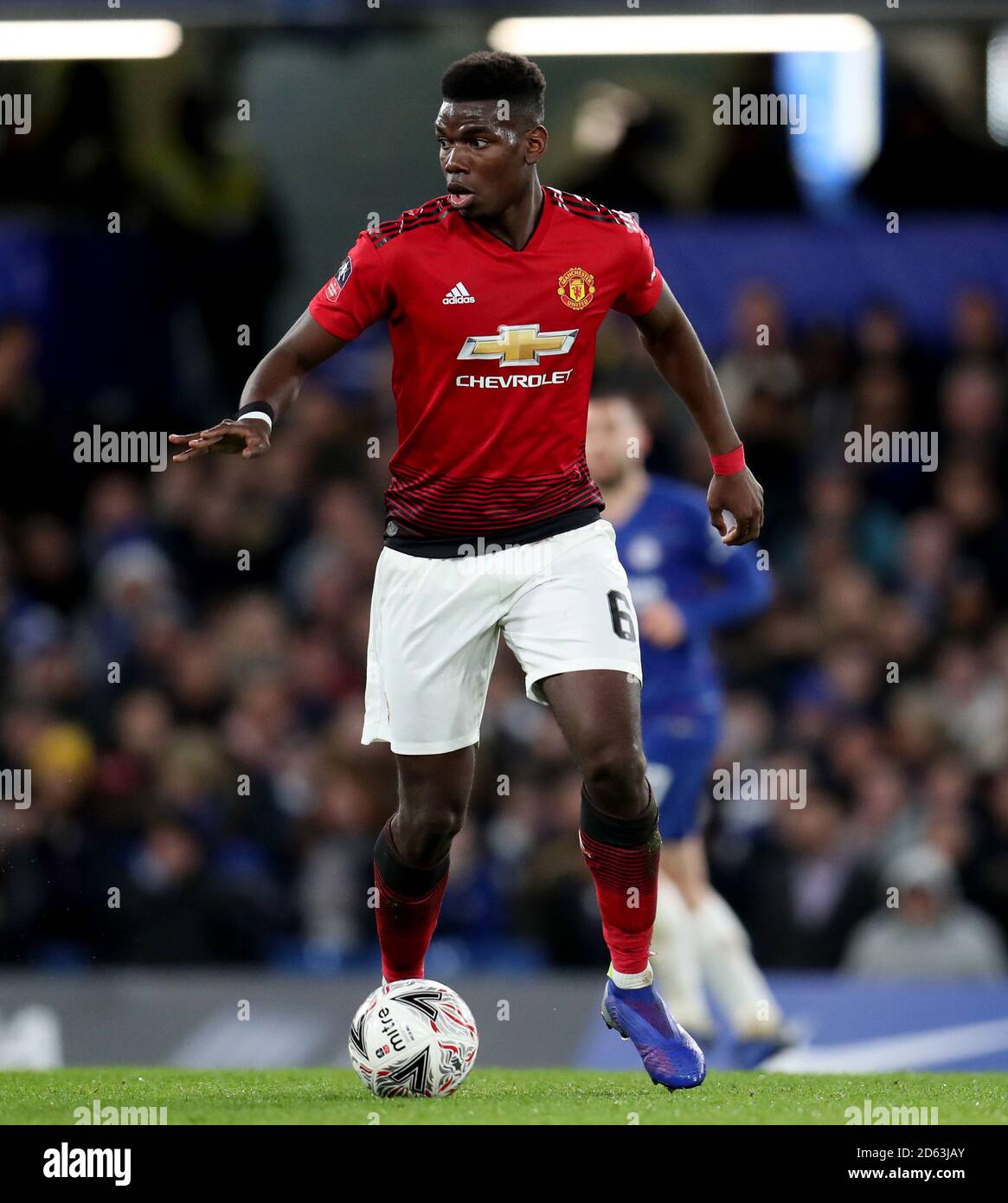 Manchester United's Paul Pogba in action Stock Photo - Alamy