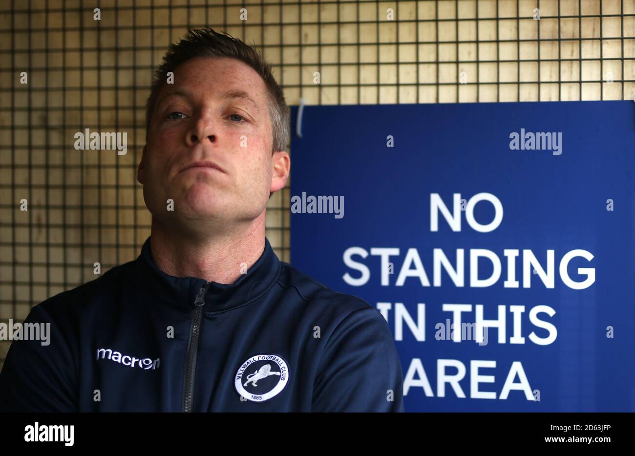 Millwall manager Neil Harris before the match Stock Photo - Alamy
