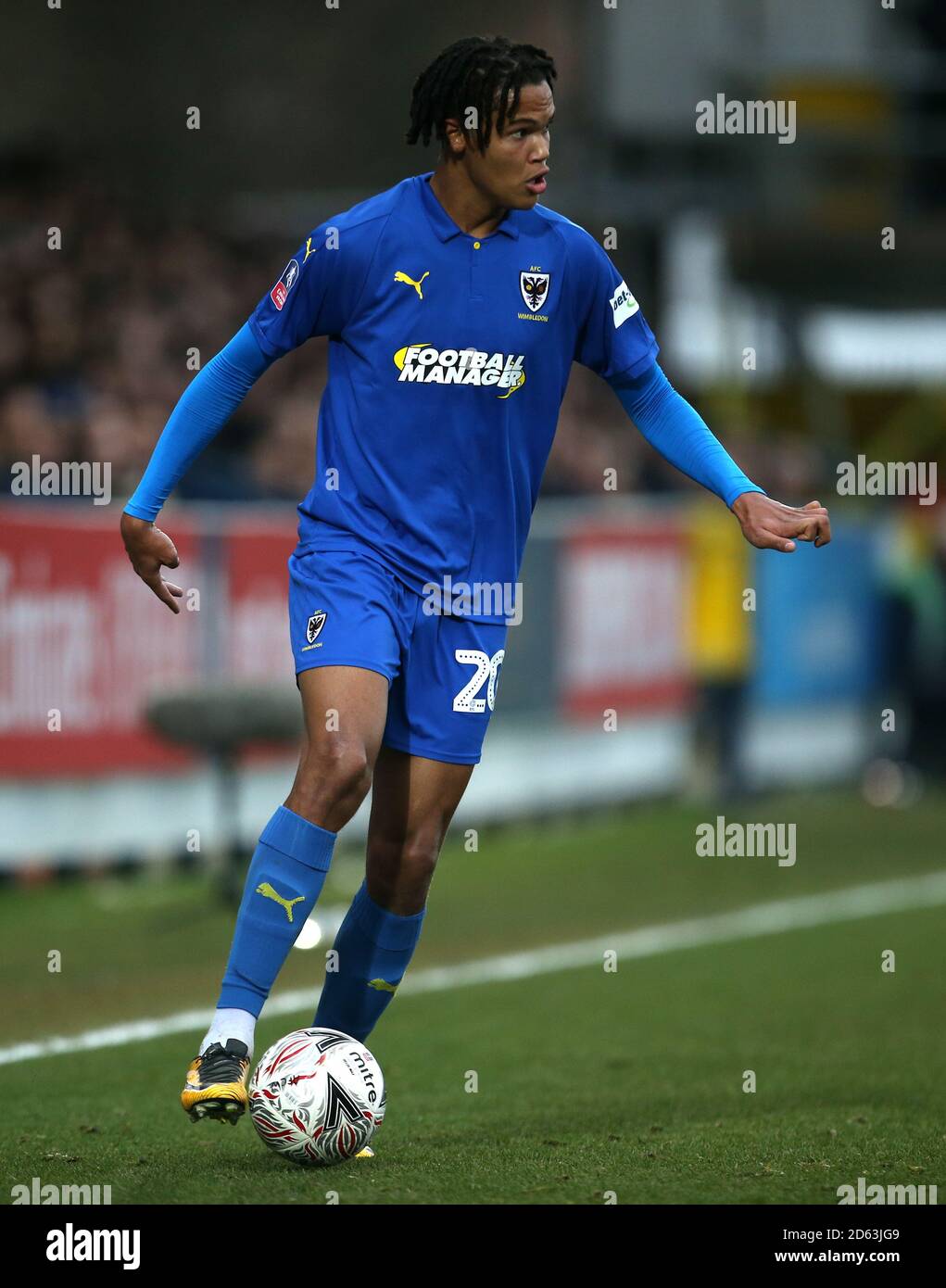 AFC Wimbledon's Toby Sibbick Stock Photo - Alamy