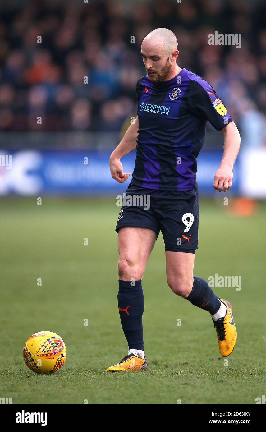 Luton Town's Danny Hylton Stock Photo - Alamy