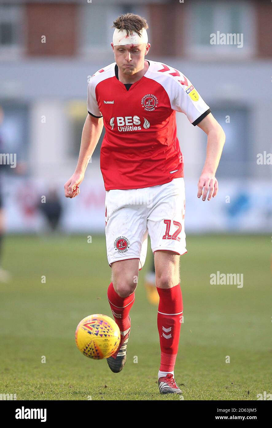 Fleetwood Town's Harry Soutar Stock Photo - Alamy