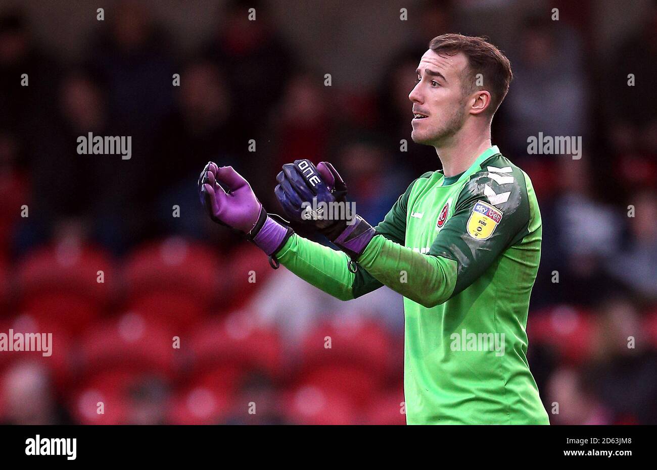 Fleetwood Town goalkeeper Alex Cairns Stock Photo - Alamy