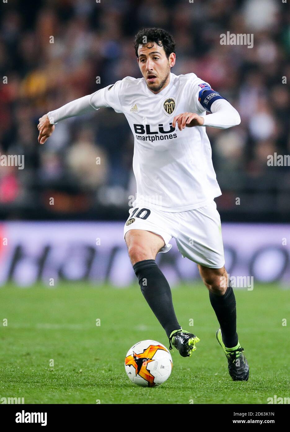 Valencia's Daniel Parejo in action Stock Photo - Alamy