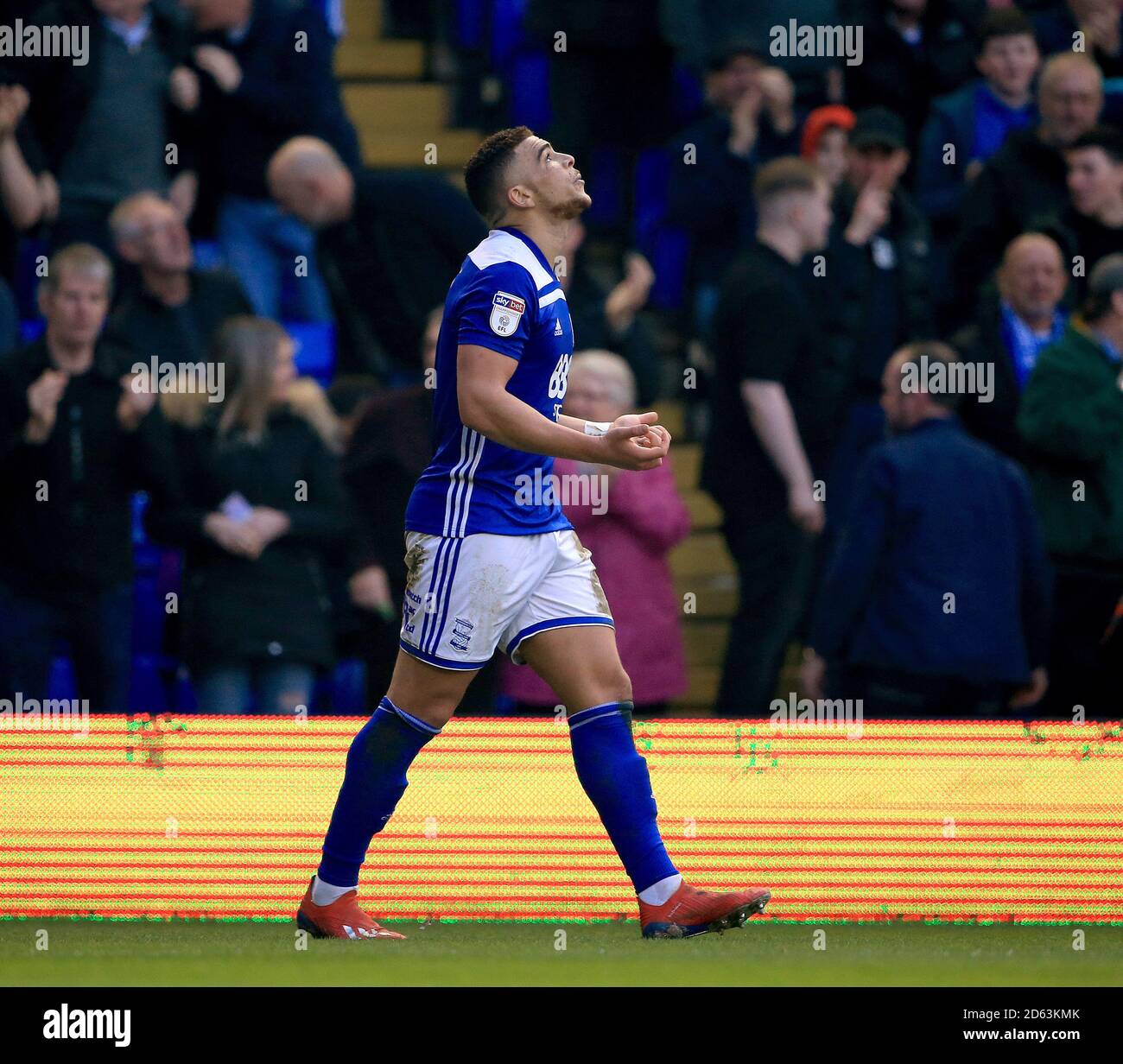 Birmingham City's Che Adams celebrates after he scores his sides second ...