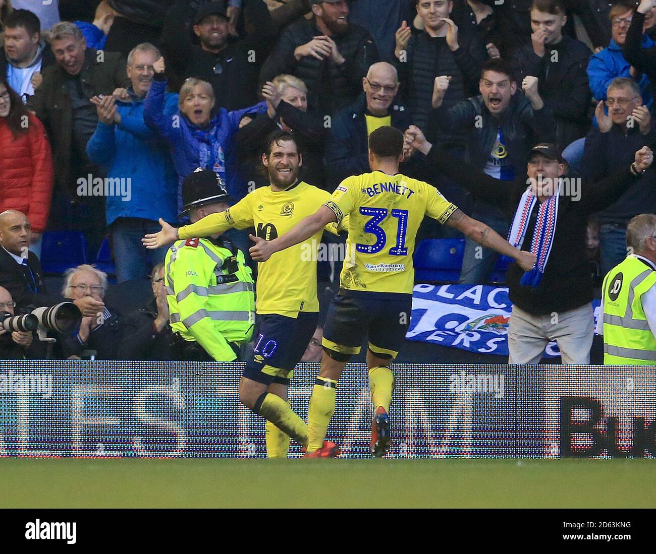 Blackburn Rovers' Danny Graham celebrates after he scores his sides ...