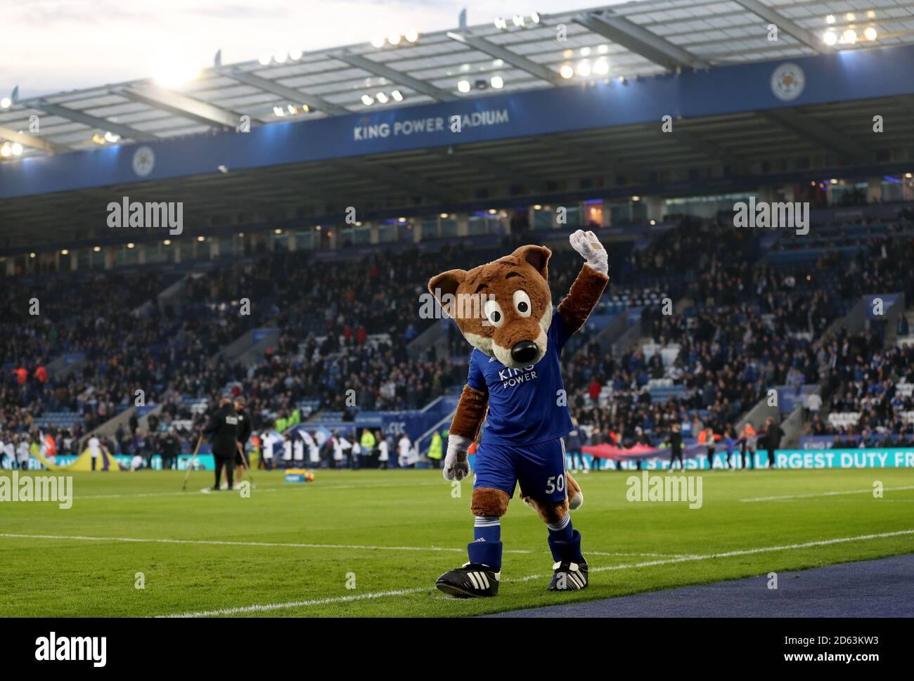 Leicester City's mascot Filbert Fox Stock Photo - Alamy