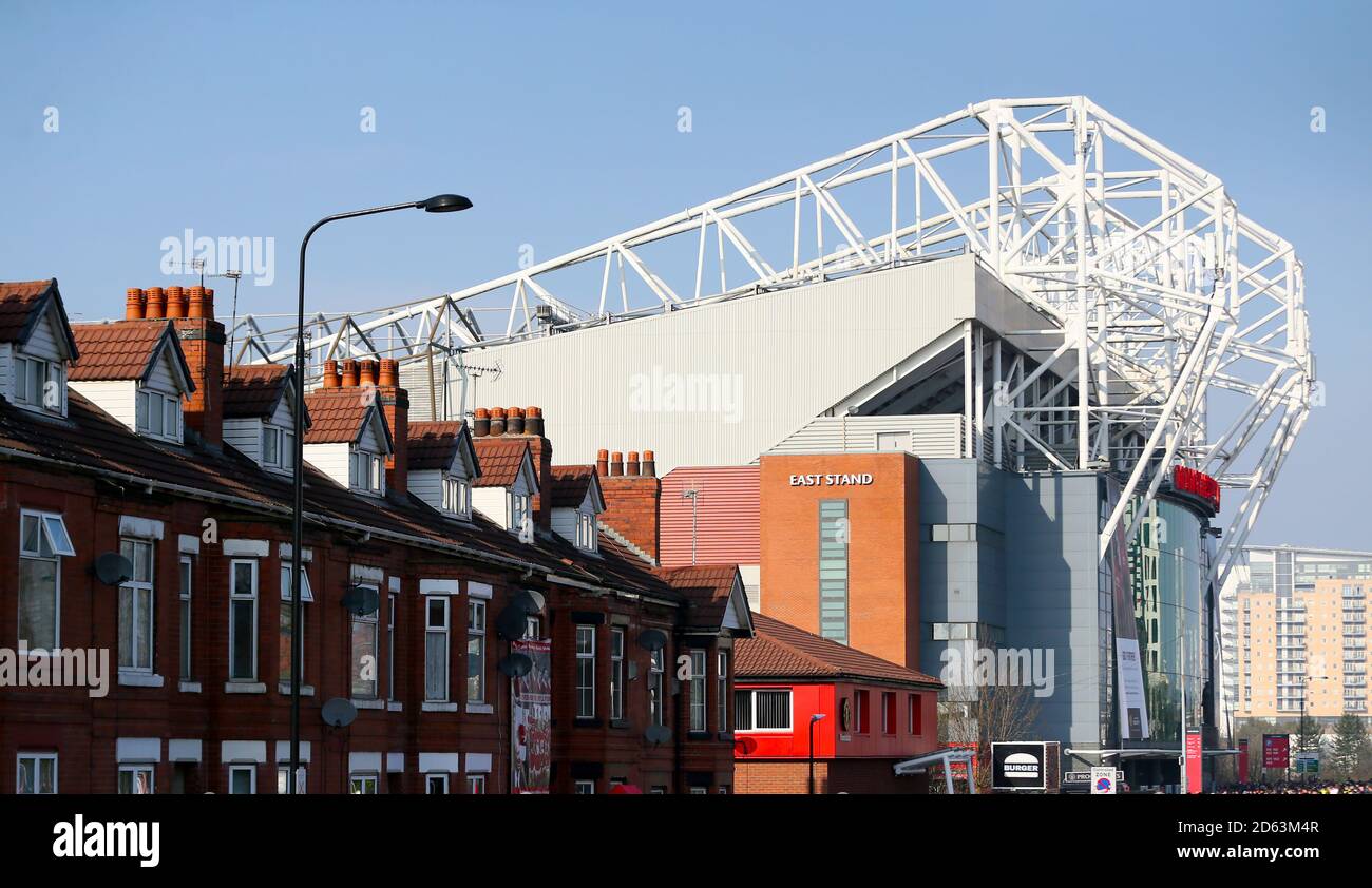 General view of the East Stand at Old Trafford Stock Photo - Alamy
