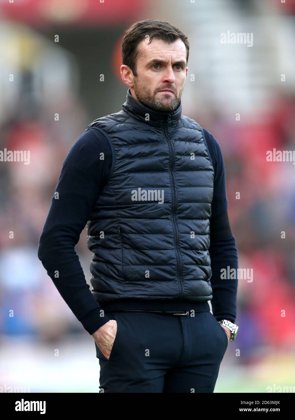 Stoke City manager Nathan Jones Stock Photo - Alamy