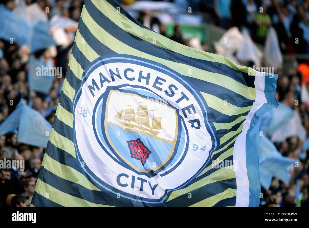 Manchester city flag hi-res stock photography and images - Alamy