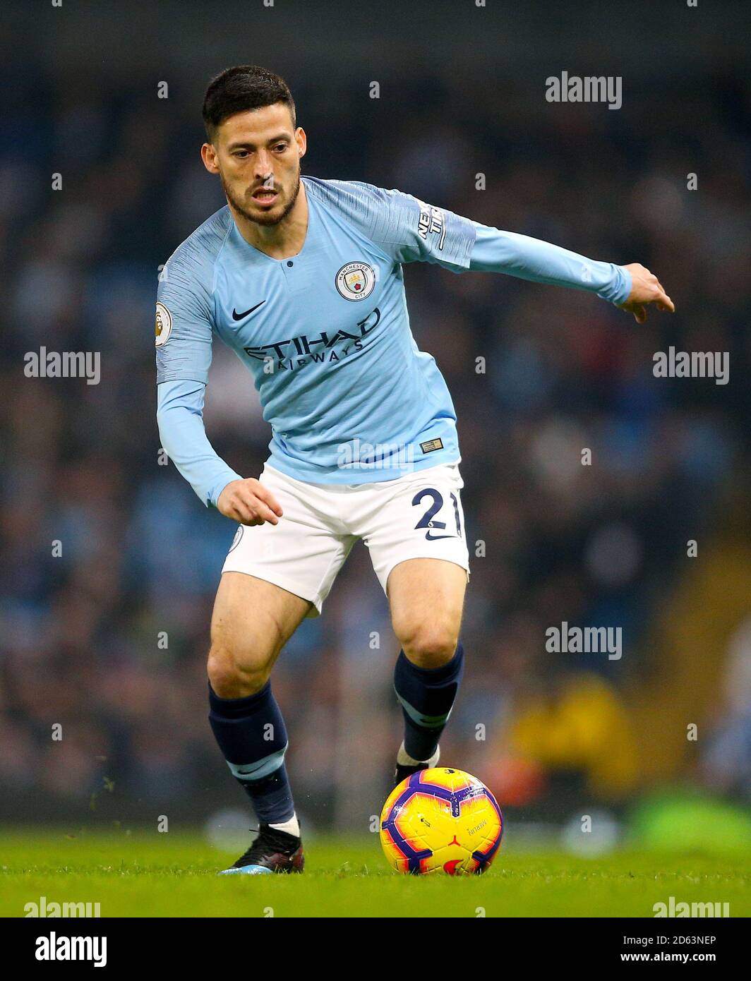 Manchester City's David Silva Stock Photo - Alamy