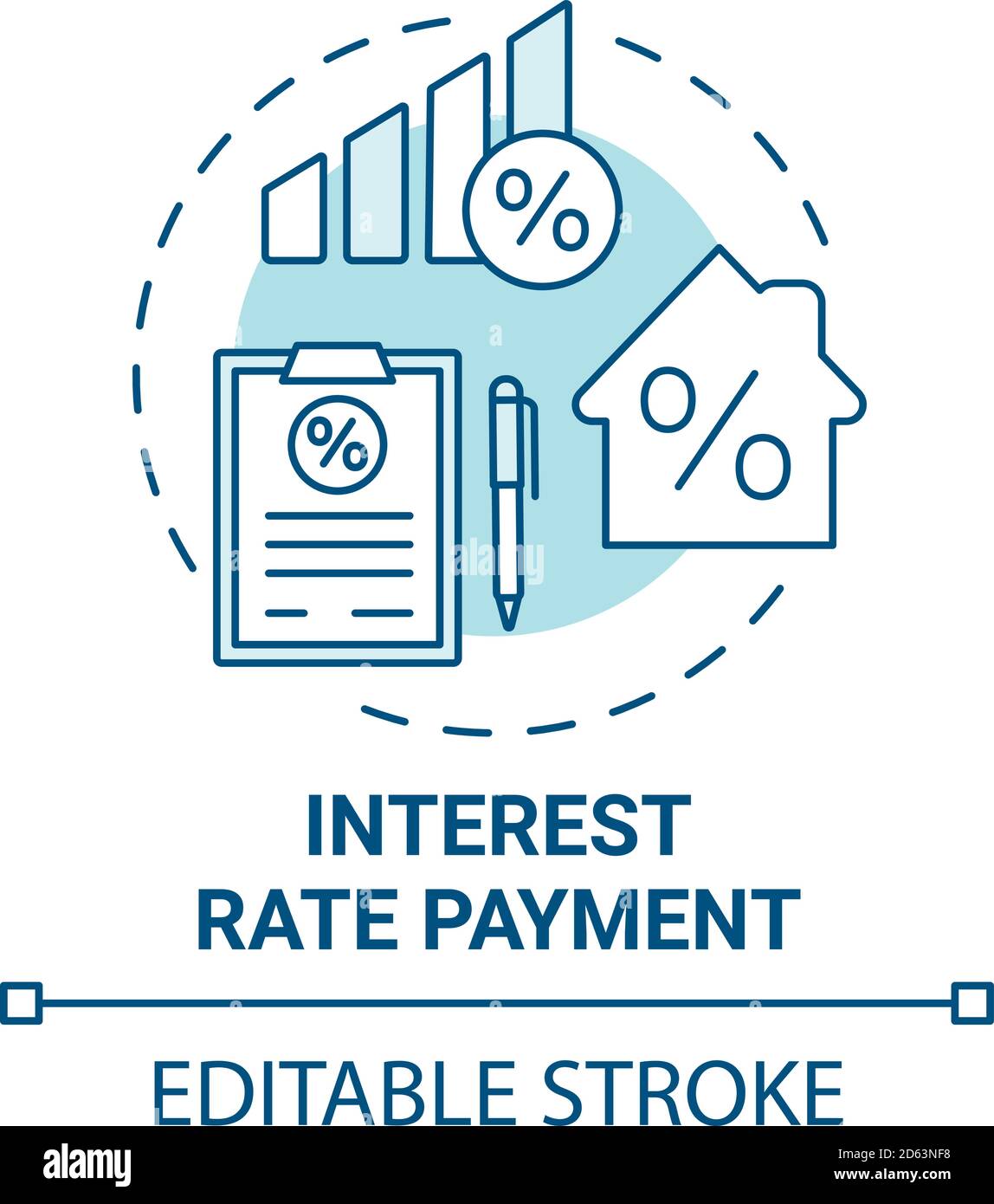 Real estate interest percentage Cut Out Stock Images & Pictures - Alamy