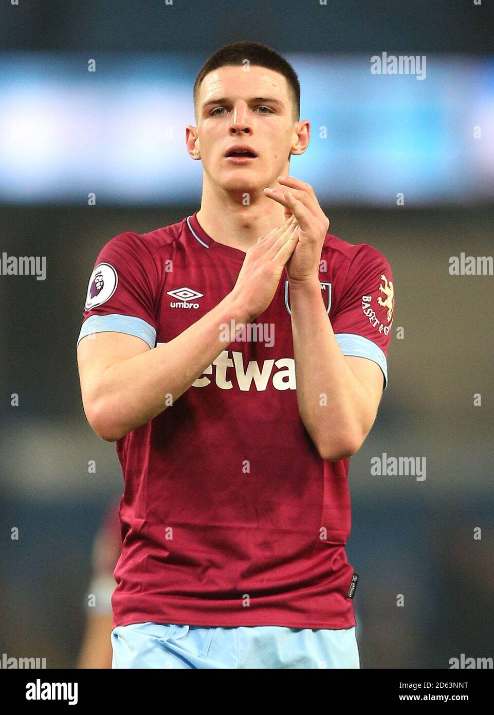 West Ham United's Declan Rice Stock Photo - Alamy