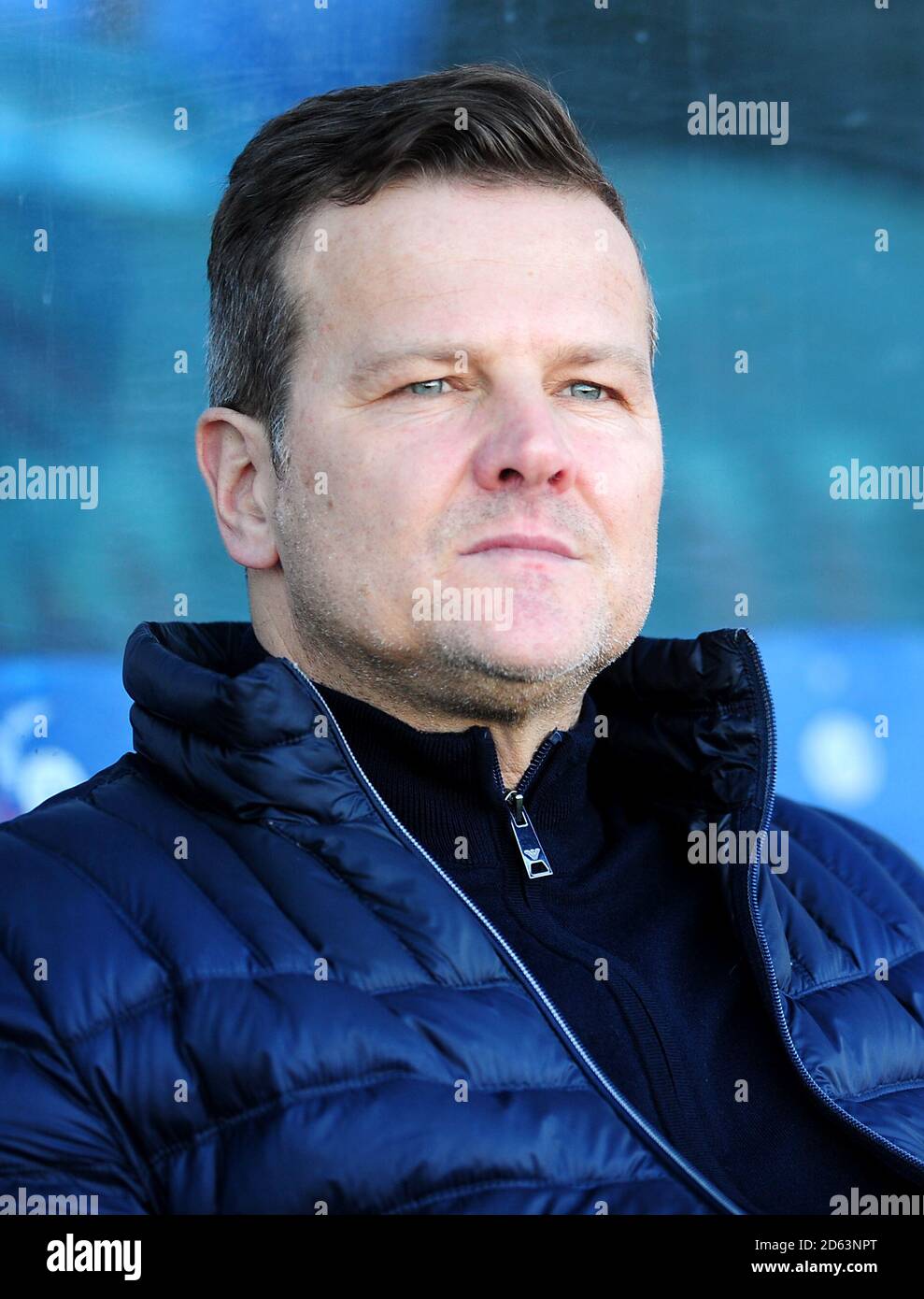 Forest Green Rovers manager Mark Cooper Stock Photo - Alamy