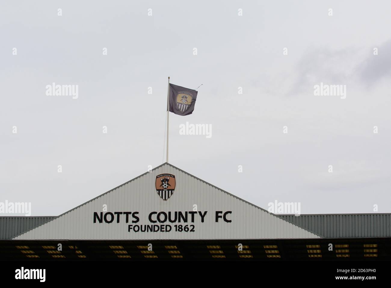 A general view of Meadow Lane stadium Stock Photo - Alamy