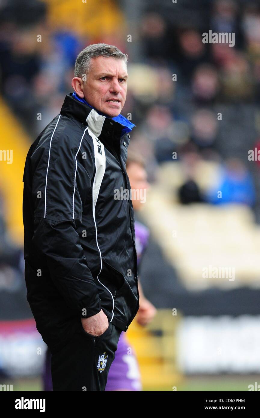 Port Vale's John Askey Stock Photo - Alamy