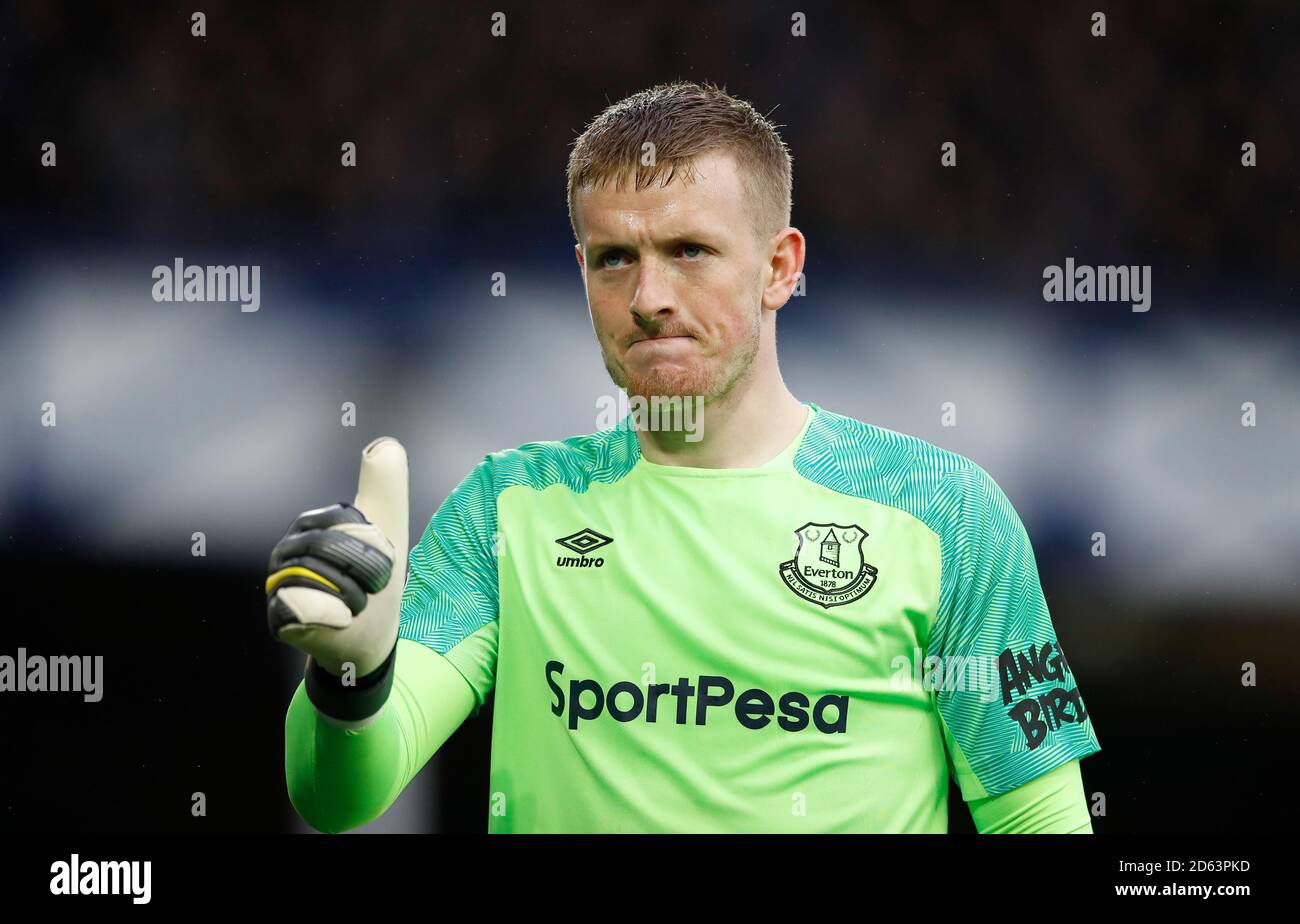 Everton goalkeeper Jordan Pickford Stock Photo - Alamy