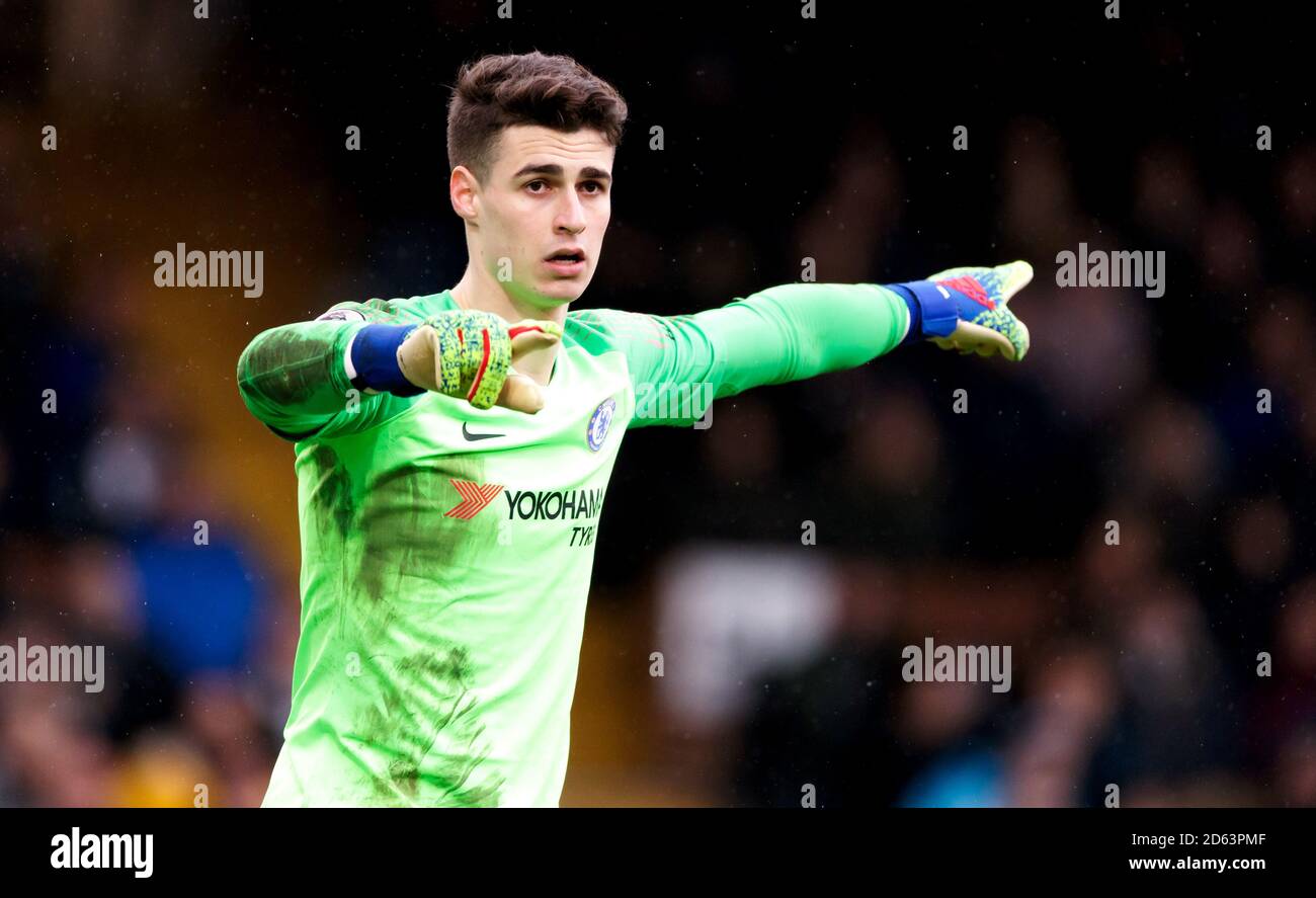 Chelsea goalkeeper Kepa Arrizabalaga in action Stock Photo - Alamy