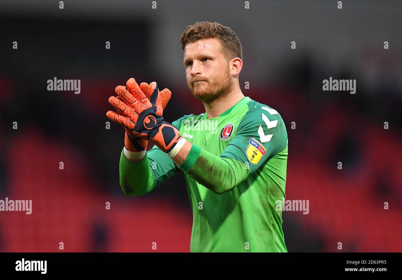 Charlton Athletic goalkeeper Dillon Phillips Stock Photo - Alamy