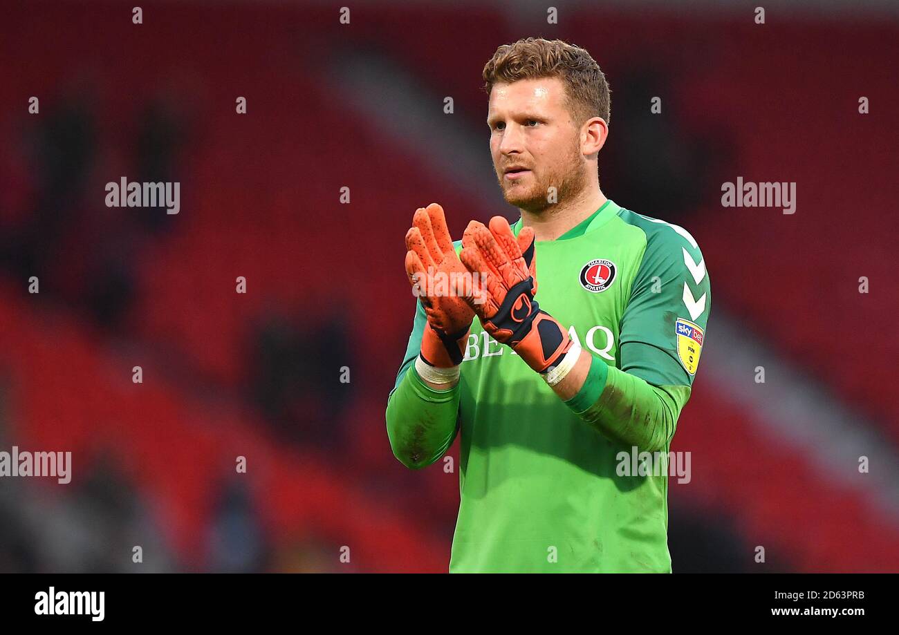 Charlton Athletic goalkeeper Dillon Phillips Stock Photo - Alamy