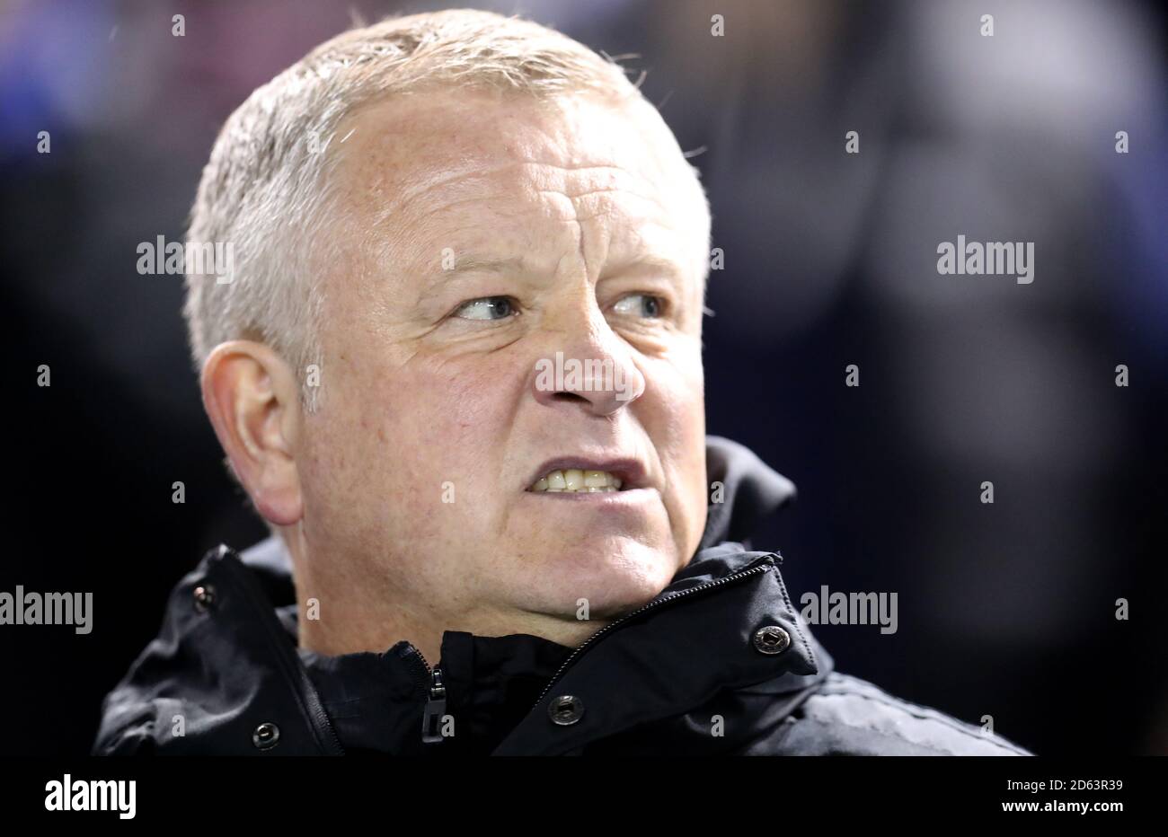 Sheffield United manager Chris Wilder looks on Stock Photo - Alamy