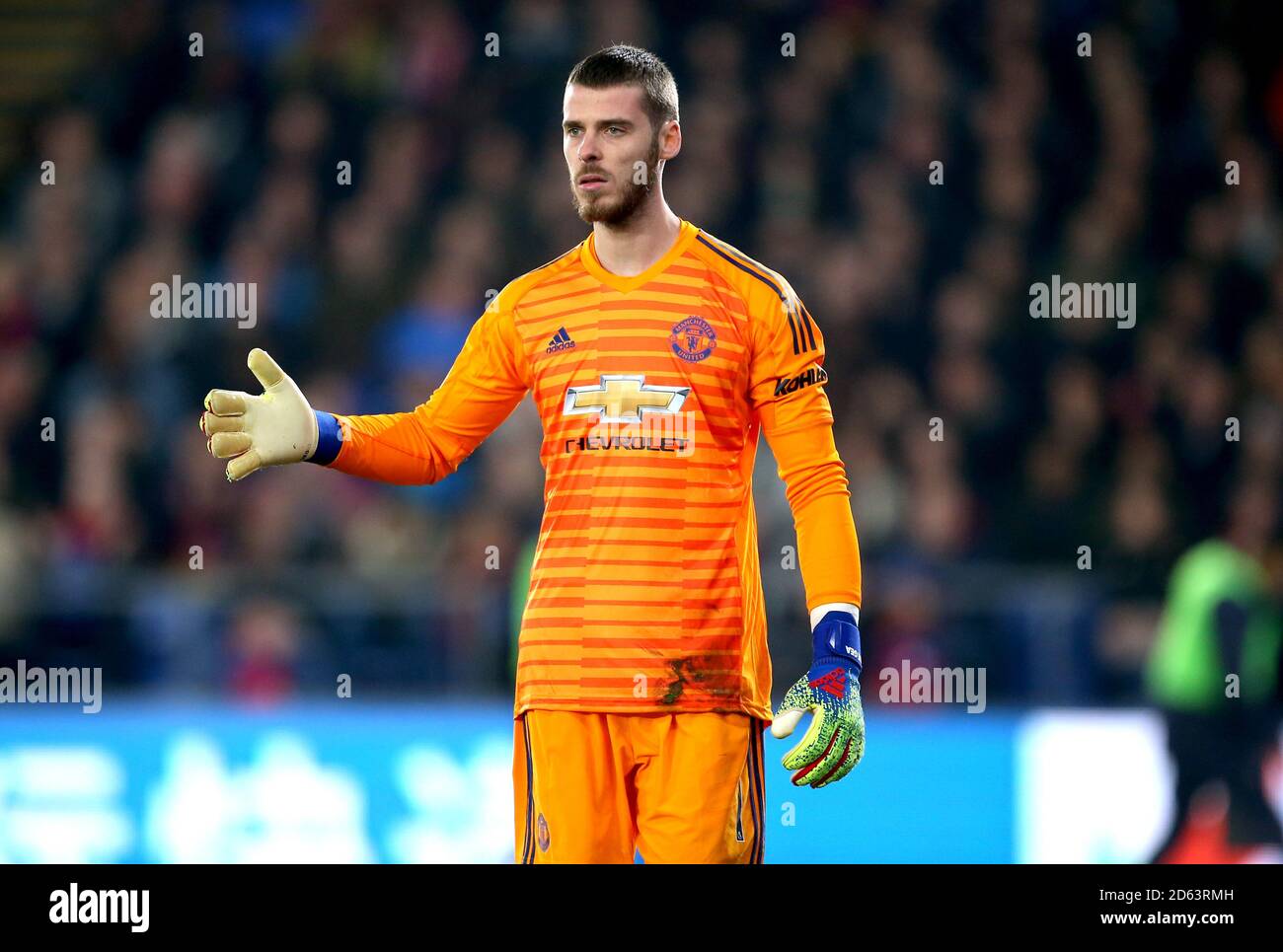 Manchester United goalkeeper David de Gea Stock Photo - Alamy