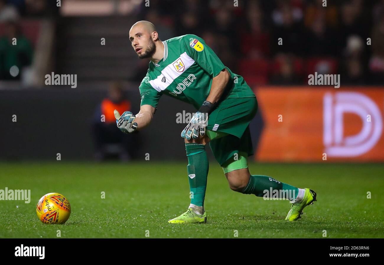 Bristol City goalkeeper Niki Maenpaa Stock Photo - Alamy