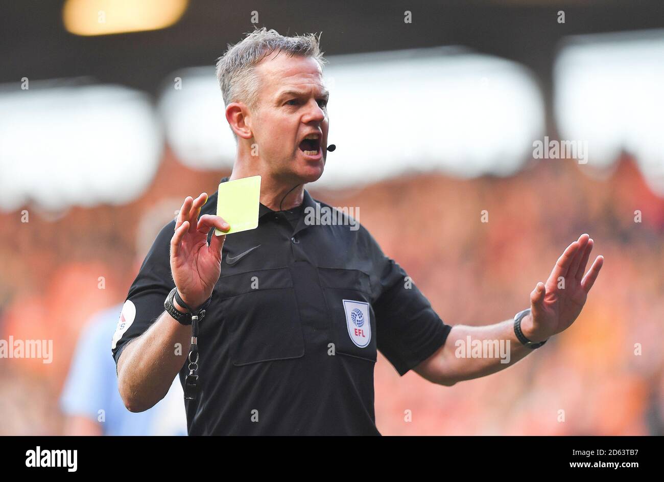 Referee Christopher Sarginson Stock Photo - Alamy