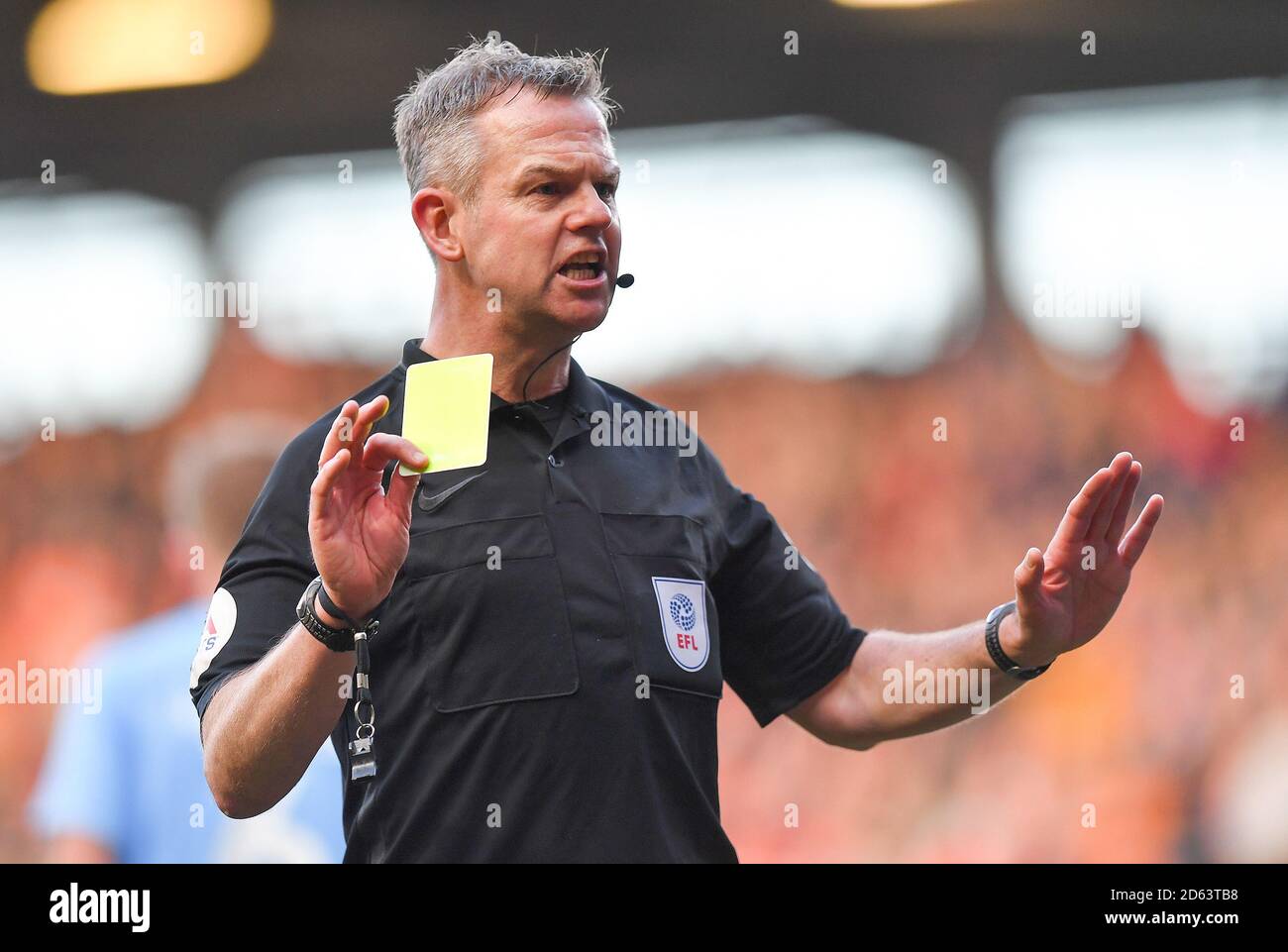 Referee Christopher Sarginson Stock Photo - Alamy