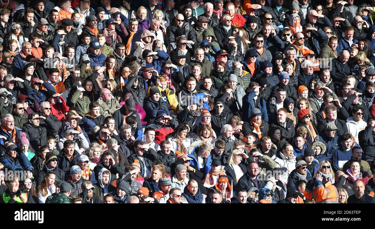 A general view of fans in the stands Stock Photo - Alamy