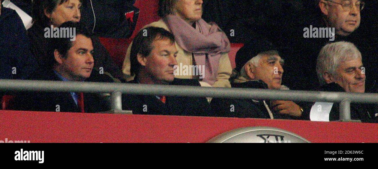 Southampton chairman Rupert Lowe watches his side from the stands Stock ...