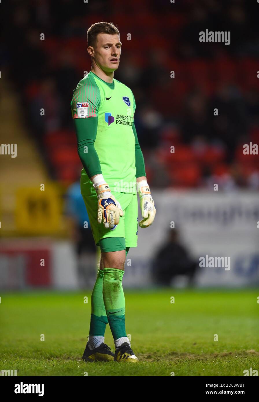 Portsmouth goalkeeper Craig MacGillivray Stock Photo - Alamy
