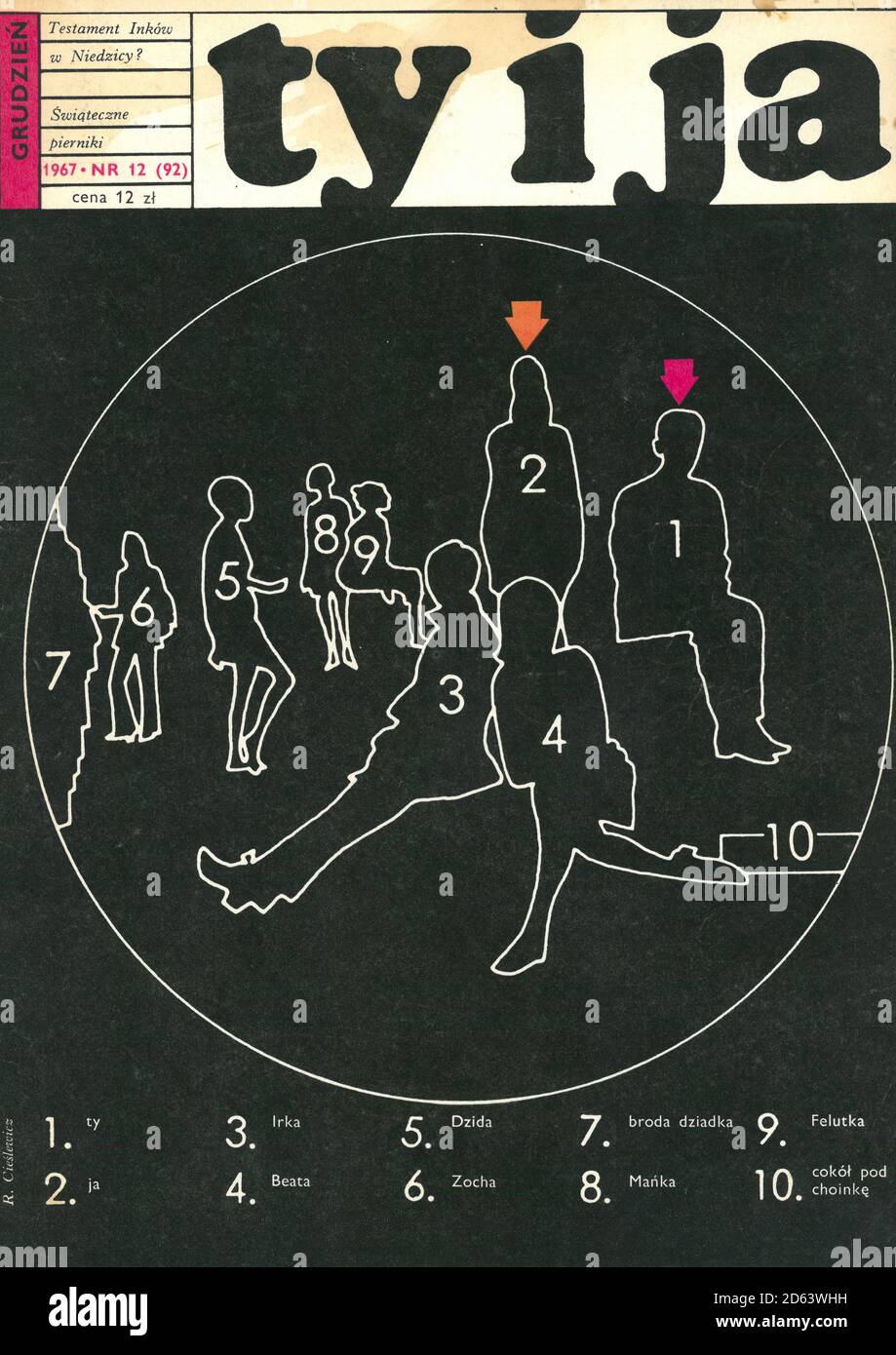 Cover of Ty i JA, Polish illustrated magazine, okładka magazynu TY i JA ...