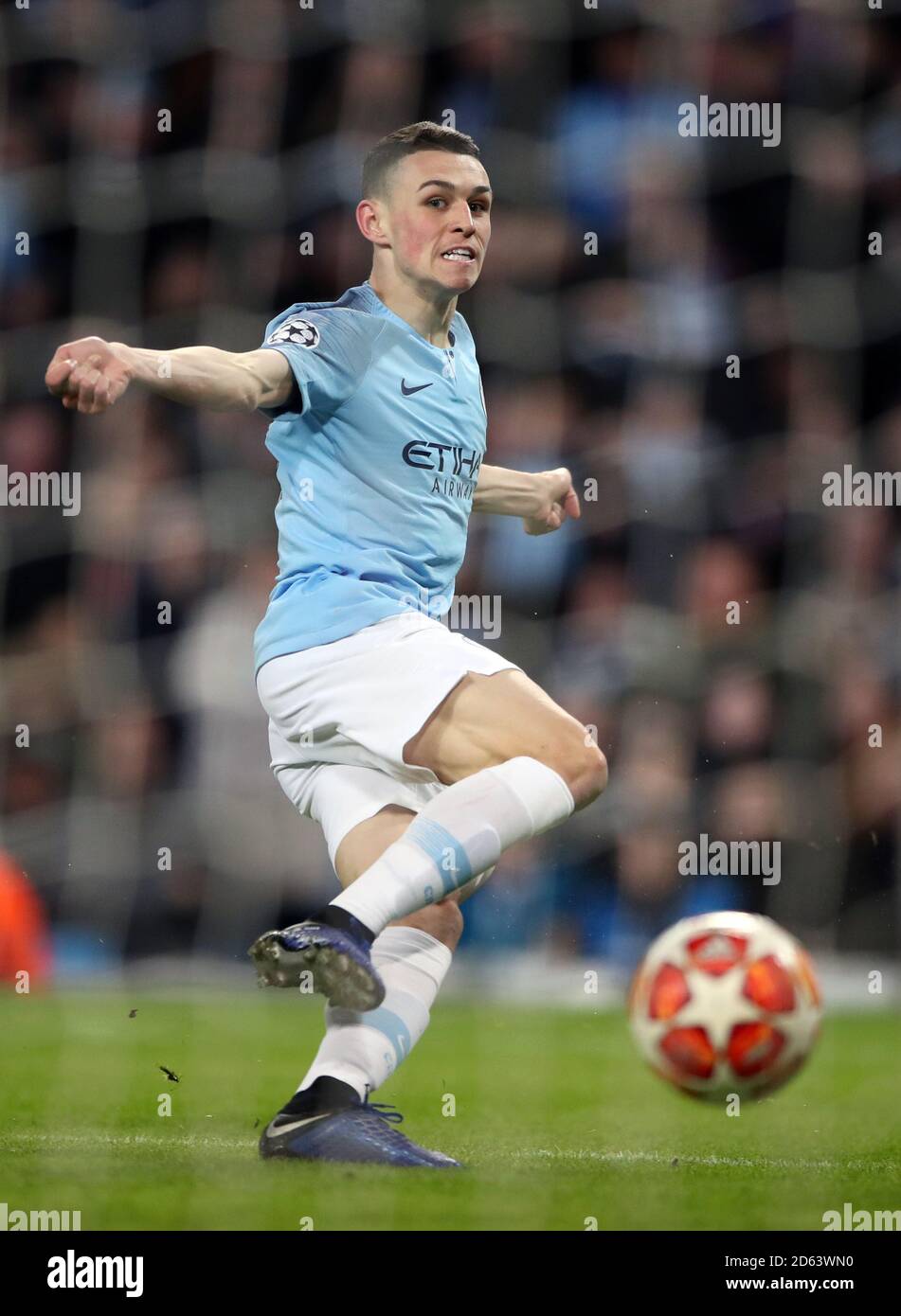 Manchester citys phil foden scores hi-res stock photography and images ...