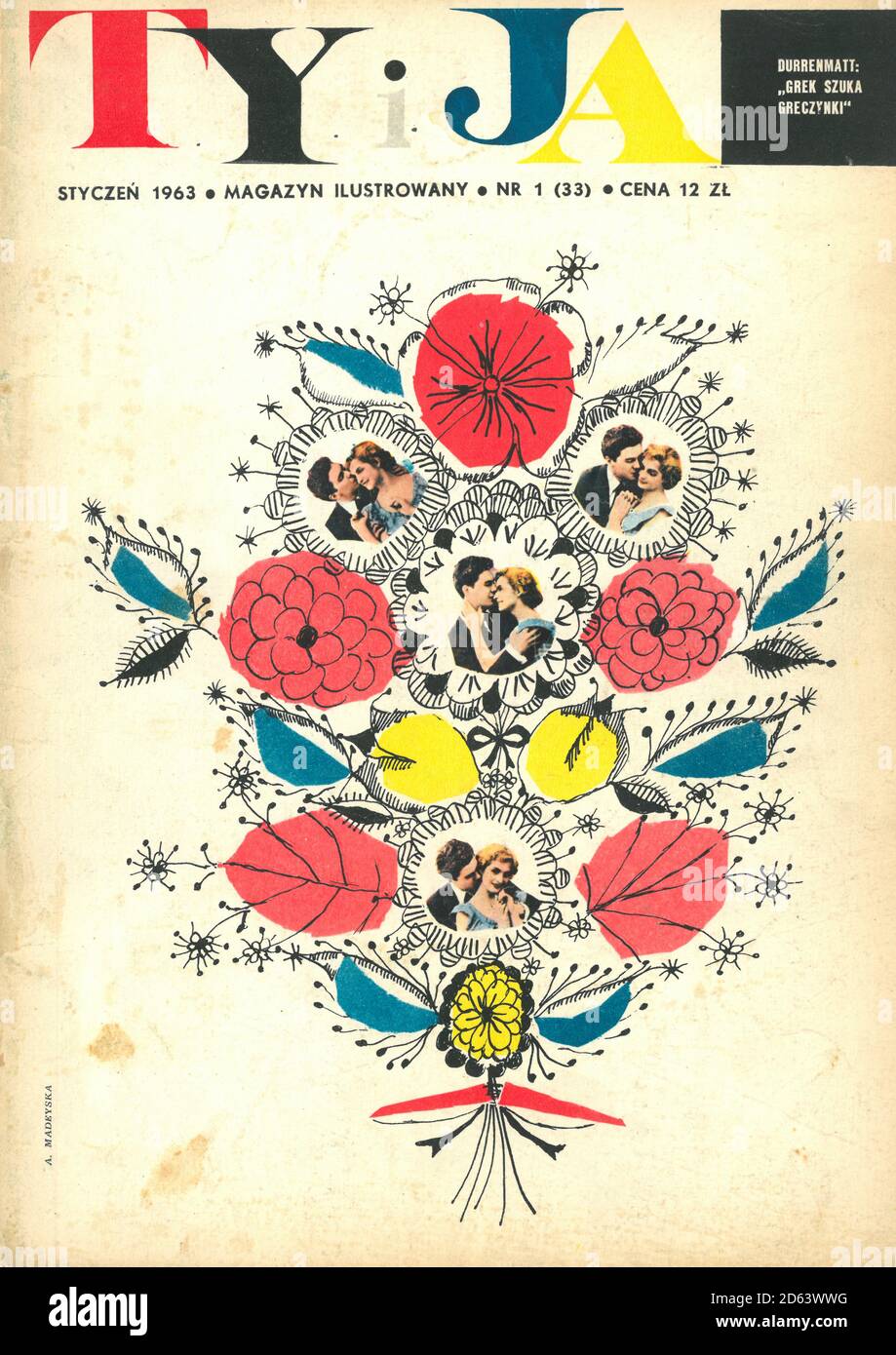 Cover of Ty i JA, Polish illustrated magazine, okładka magazynu TY i JA ...