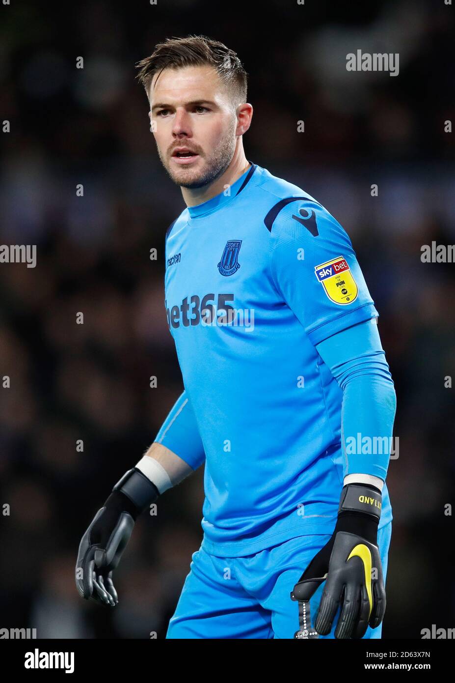 Stoke City goalkeeper Jack Butland Stock Photo - Alamy