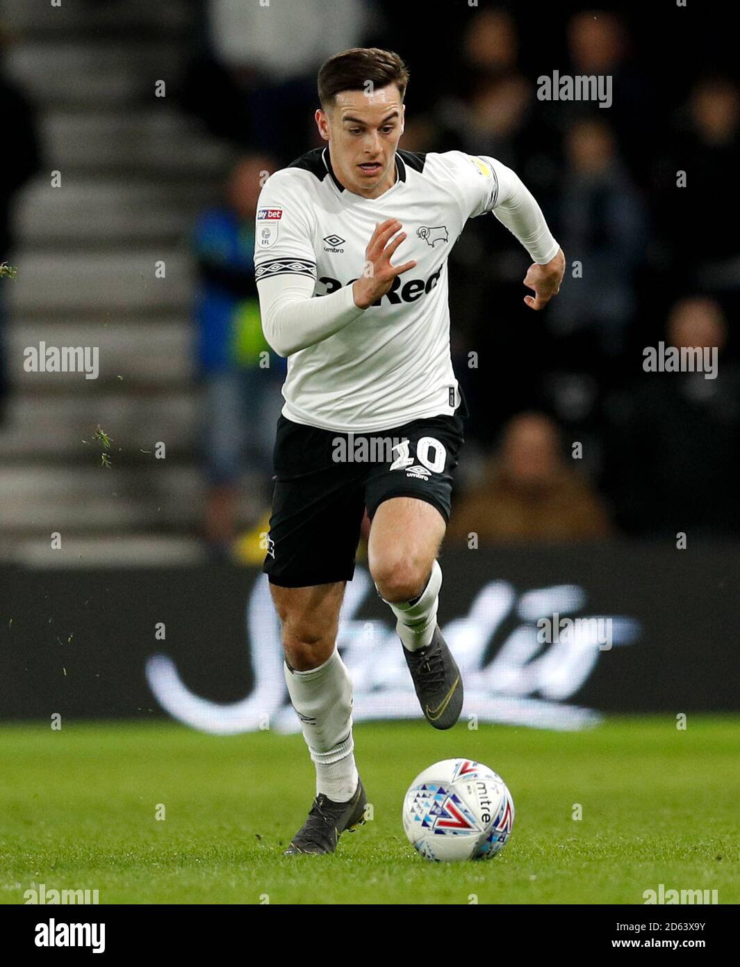 Derby County's Tom Lawrence Stock Photo - Alamy