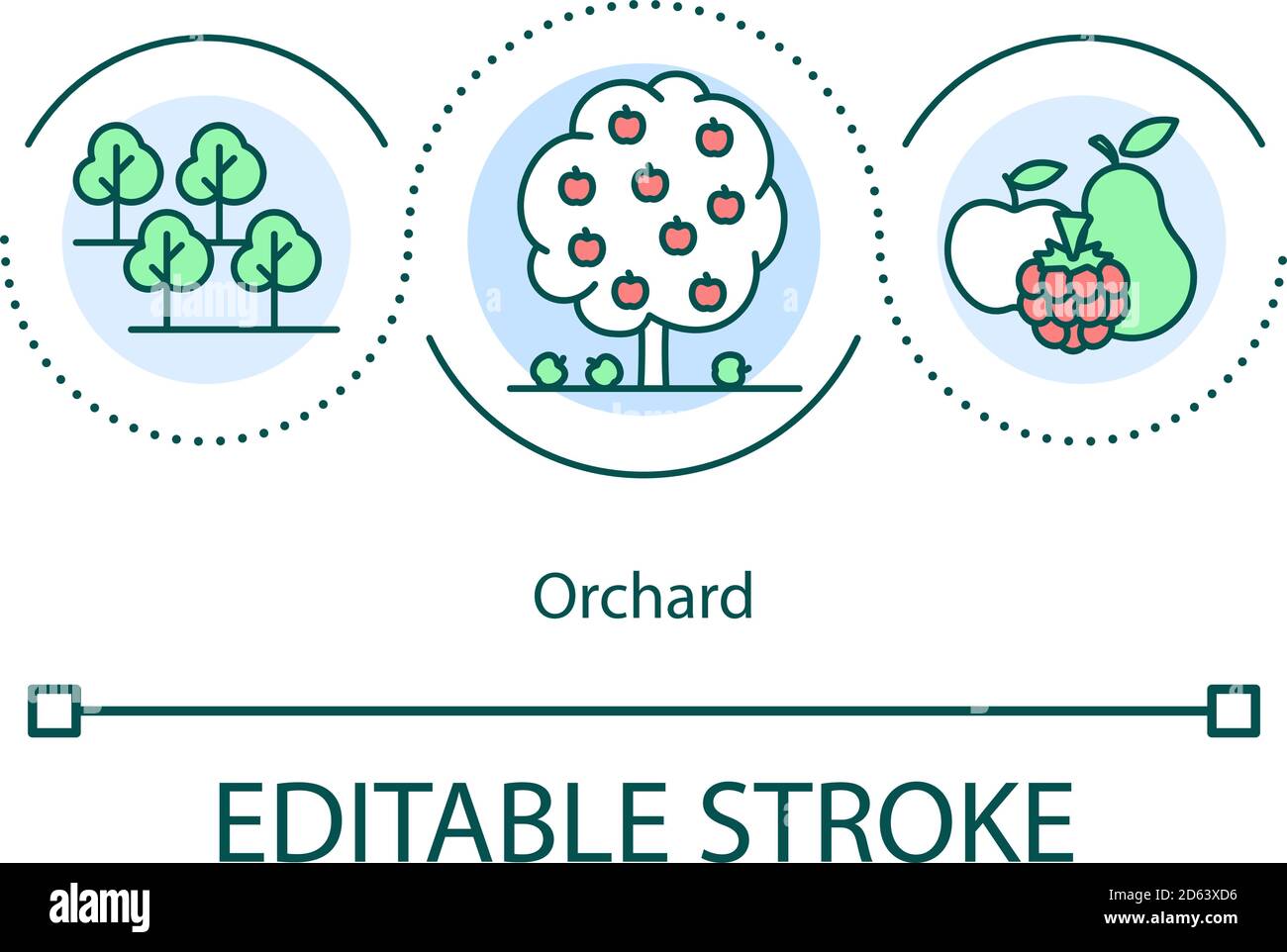 Orchard concept icon Stock Vector Image & Art - Alamy