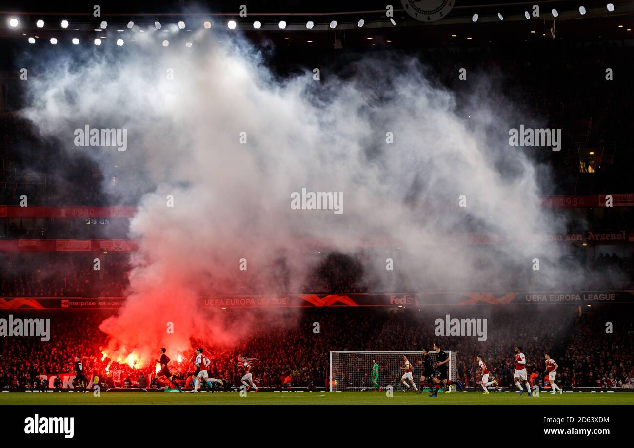 Soccer flares hi-res stock photography and images - Alamy