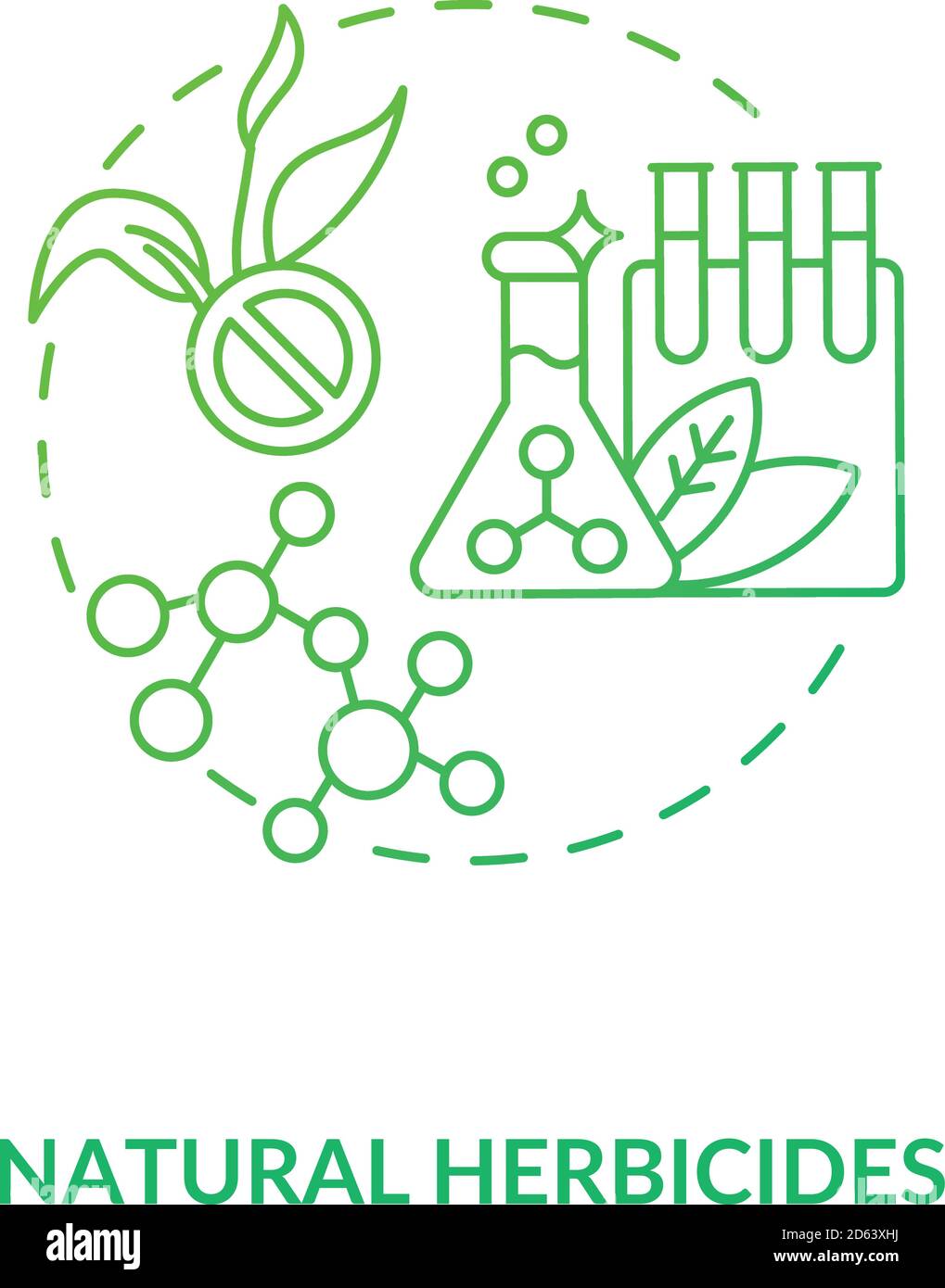 Natural herbicides concept icon Stock Vector Image & Art - Alamy