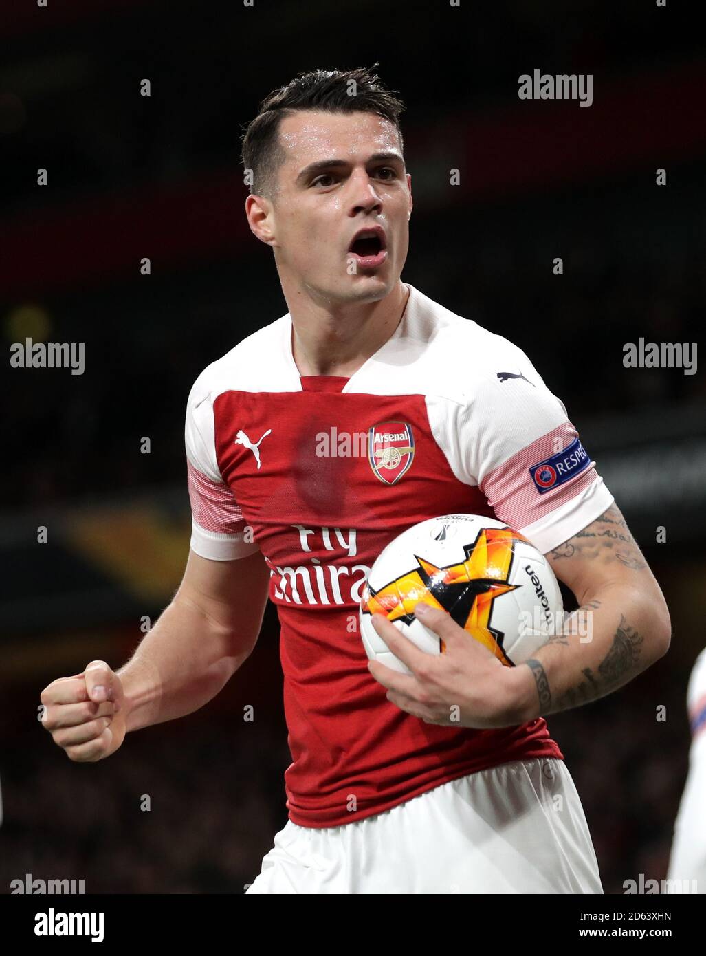 Granit Xhaka, Arsenal Stock Photo - Alamy