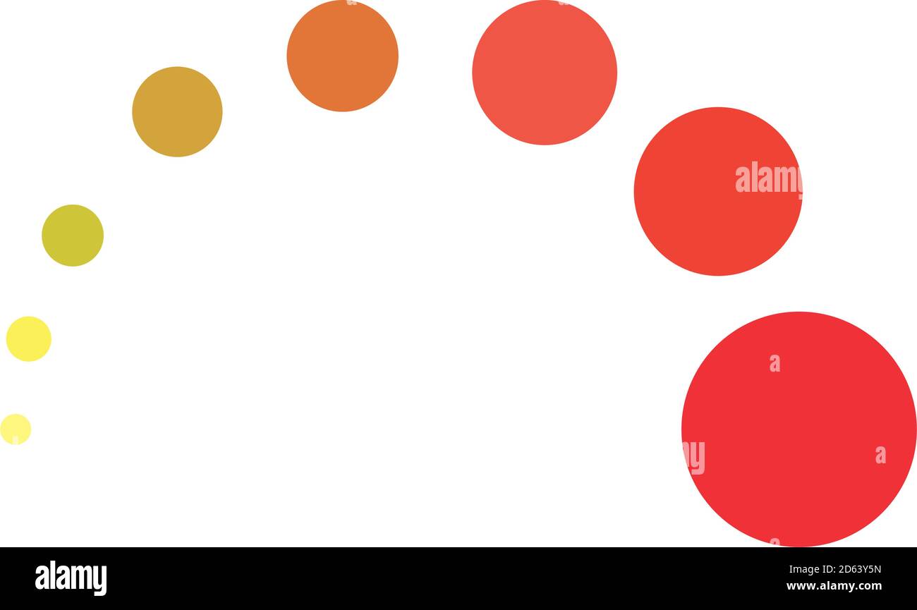 dotted curve gradient design isolated white background vector ...