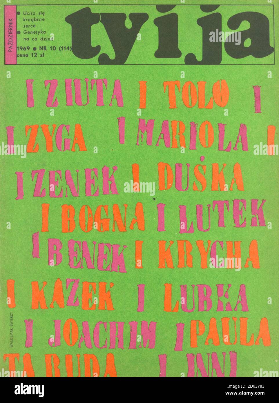 Cover of Ty i JA, Polish illustrated magazine, okładka magazynu TY i JA ...
