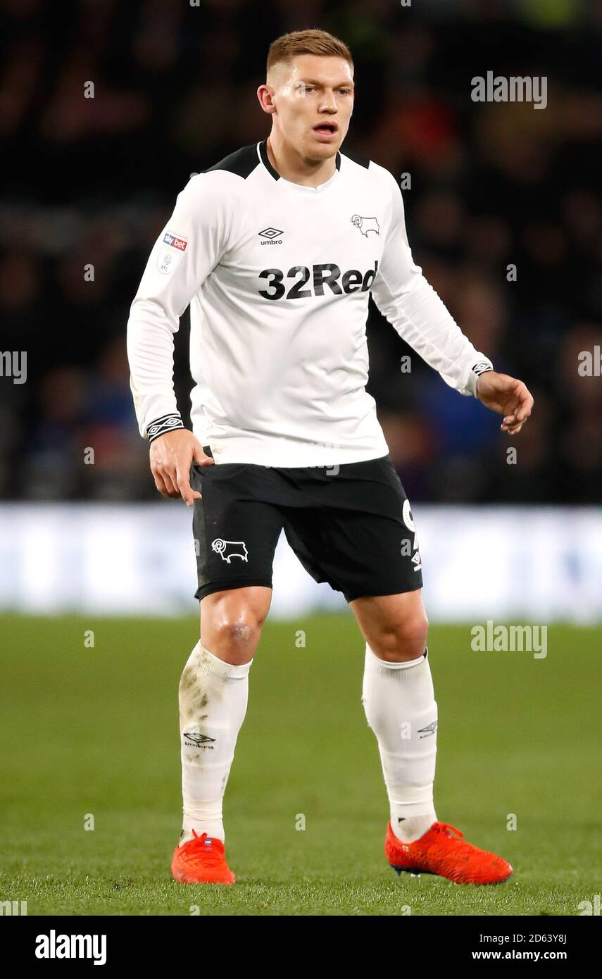 Derby County's Martyn Waghorn Stock Photo - Alamy