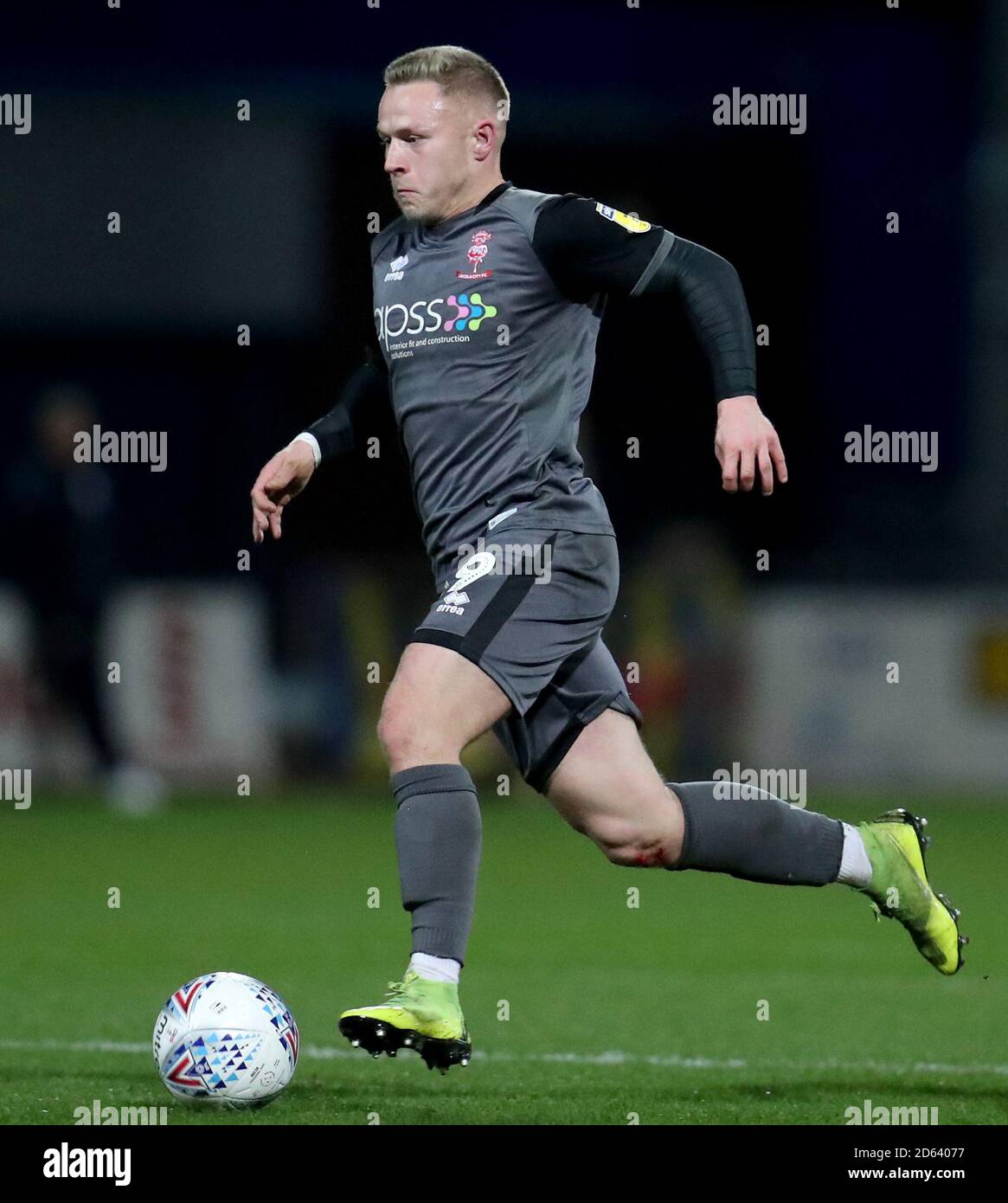 Lincoln City's Danny Martin Rowe in action Stock Photo - Alamy